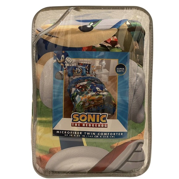 Sonic | Bedding | New Sonic The Hedgehog Anime Kids Super Soft ...